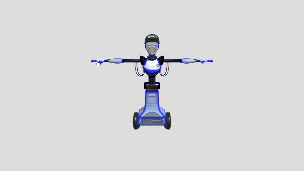 staff bot security - A 3D model collection by manuelvelasco387 - Sketchfab