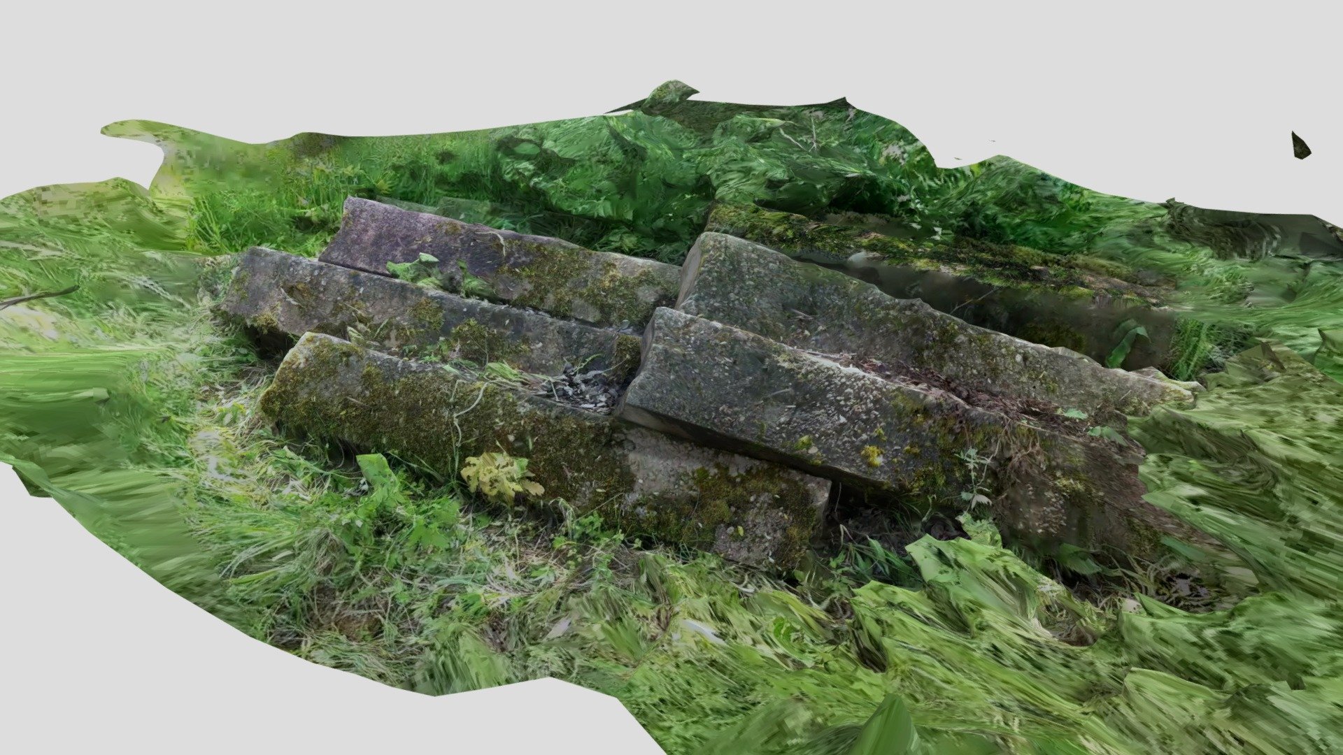 Mossy concrete blocks - Download Free 3D model by IAM_YX (@MXUD ...
