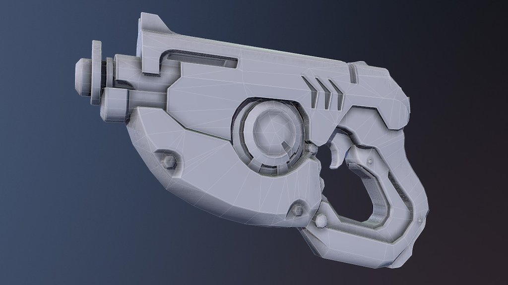 Gun - 3D model by adamjknight3dUni [0f4a363] - Sketchfab