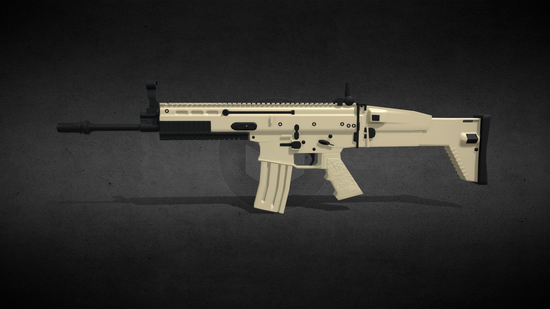 FN SCAR - 3D model by ngshuting2002 [0f4a7a4] - Sketchfab