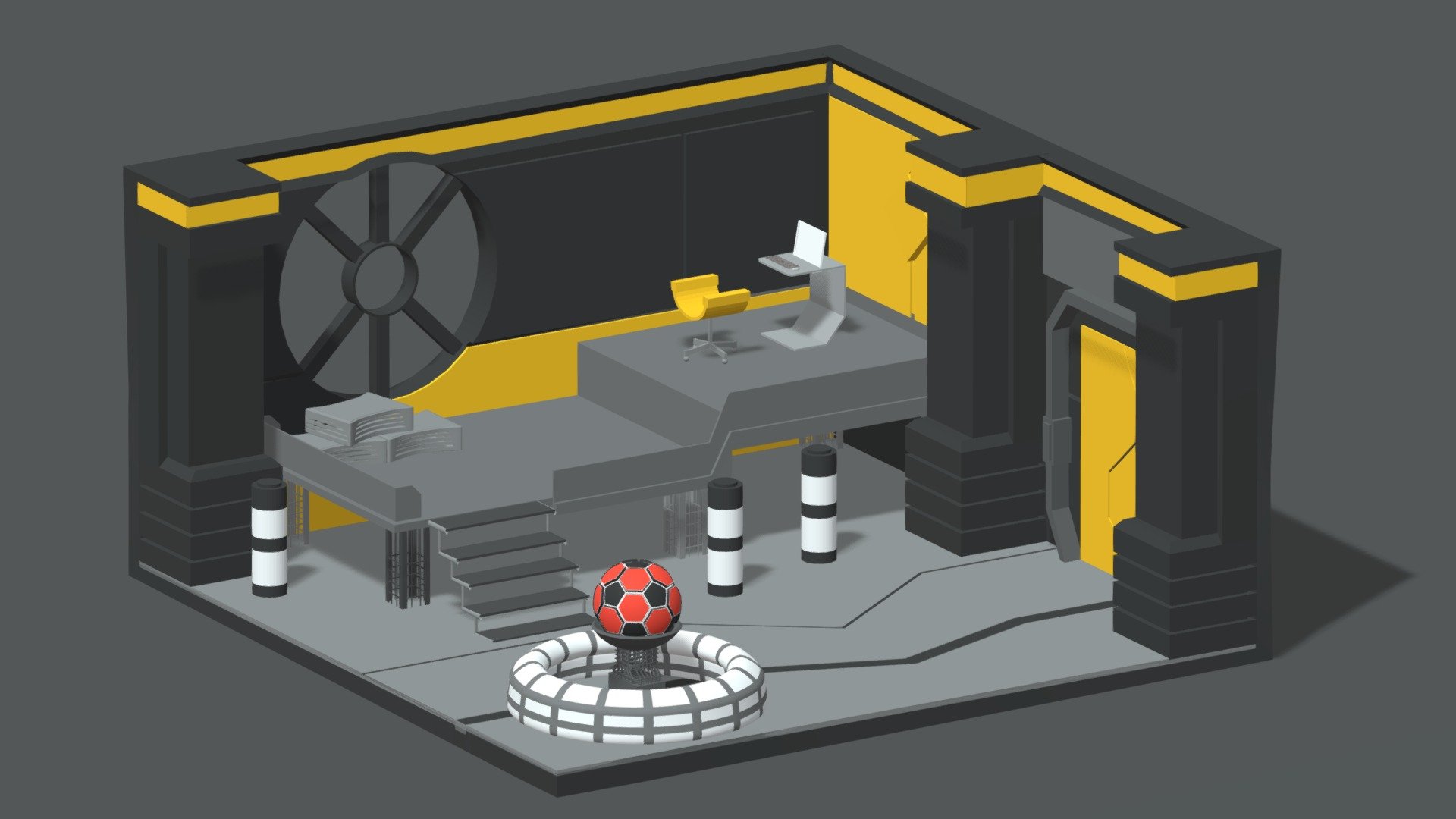 Digital Room - Download Free 3D model by Zaid (@Zaid0126) [0f4ac46 ...