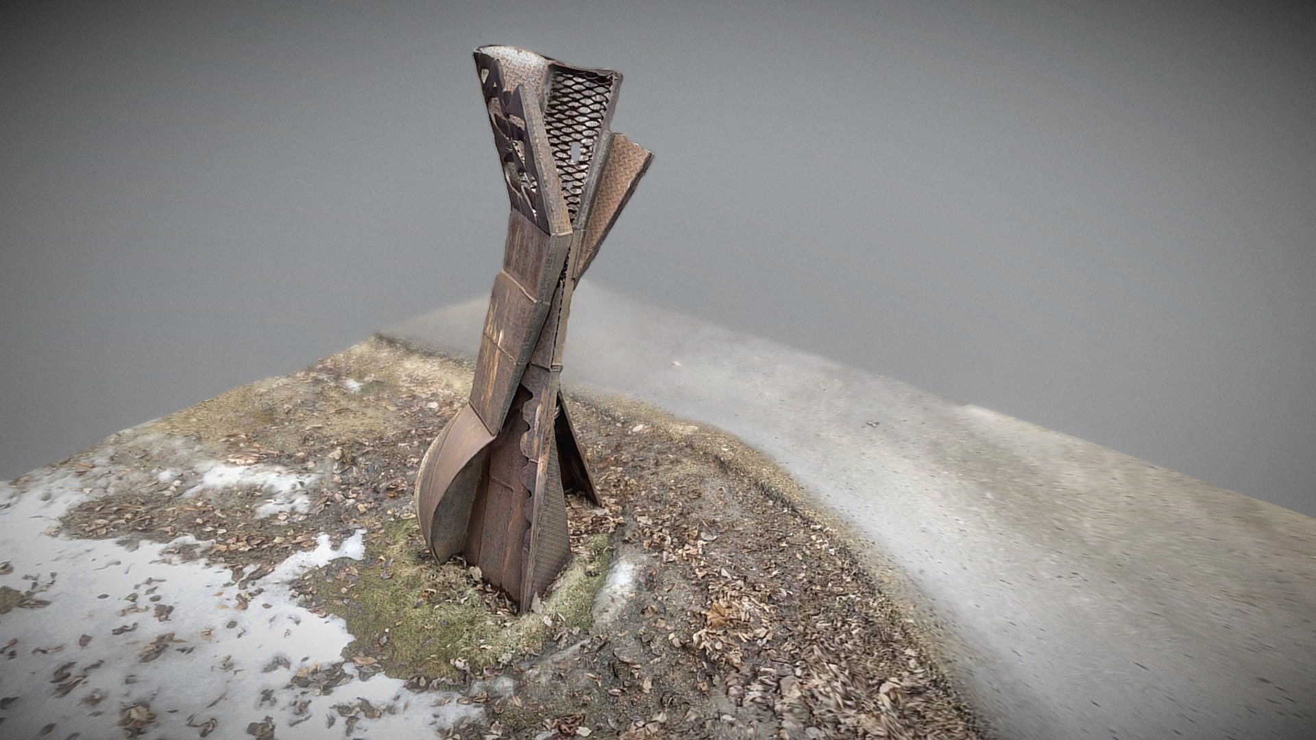 Iron Sculpture - University of Alberta - Download Free 3D model by ...