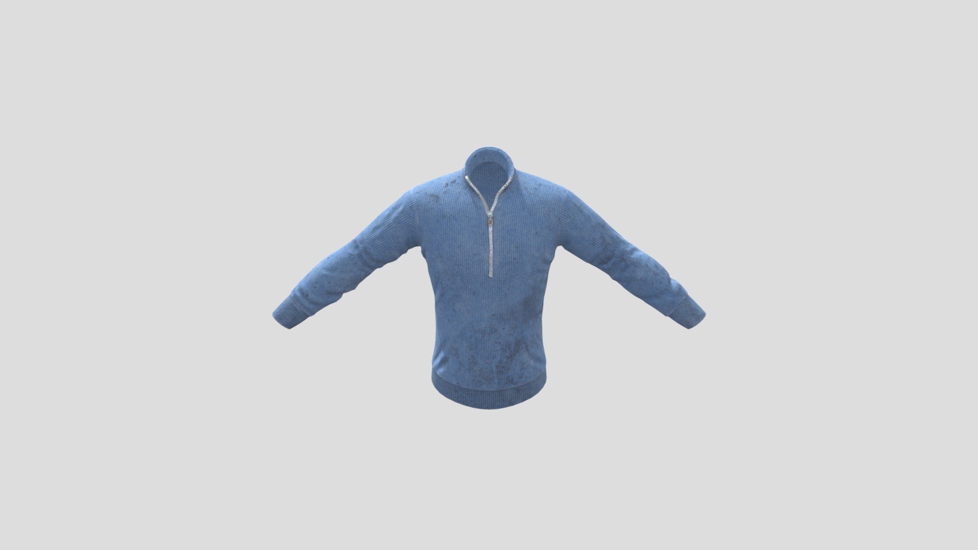 Zip Pullover Sweater - Download Free 3D model by CMArts [0f4e615 ...
