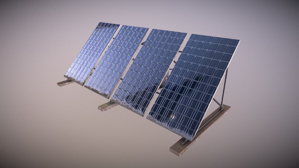 Solar Panel - 3D model by chris.smuggy [0f4ea65] - Sketchfab