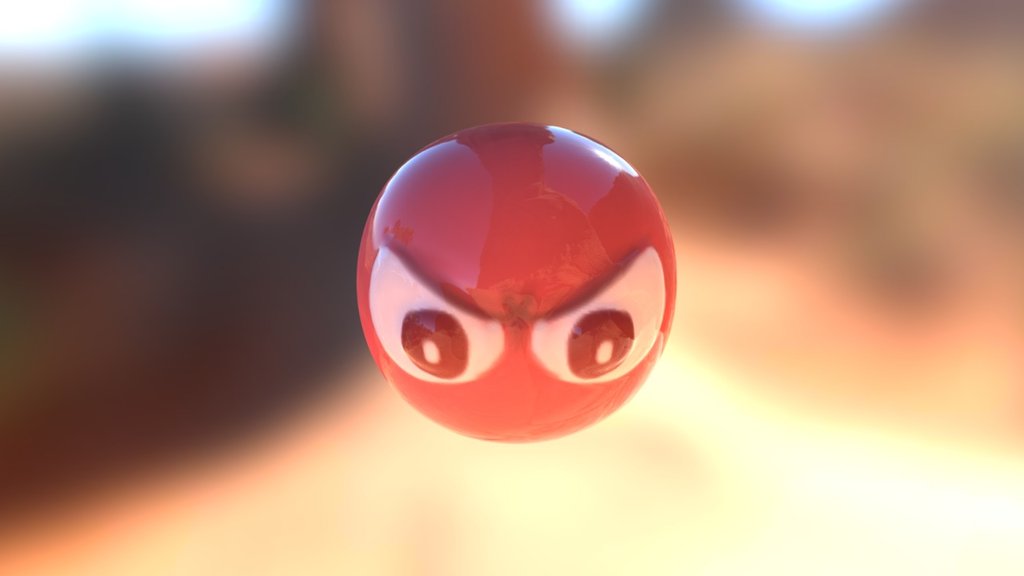 Red Puyo - 3D model by lilletrose [0f50c78] - Sketchfab