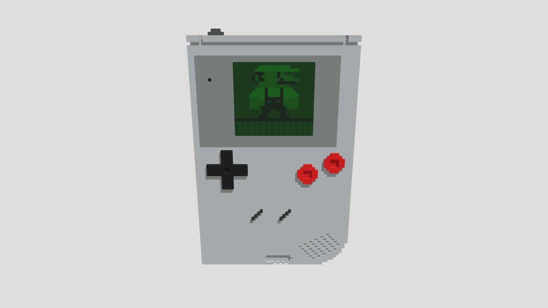 Gameboy - 3D model by Liam Jeffrey (@liamjeffrey) [0f5192d] - Sketchfab