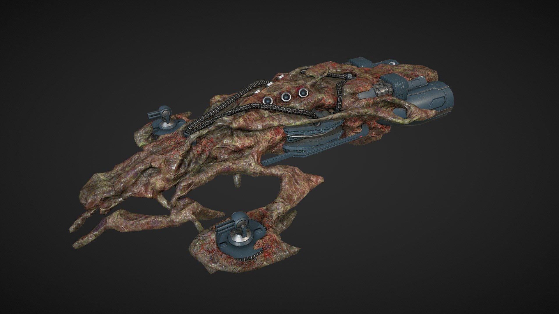 Alien Destroyer - 3D model by Ceslav Sukstul (@asicson) [0f534b5 ...