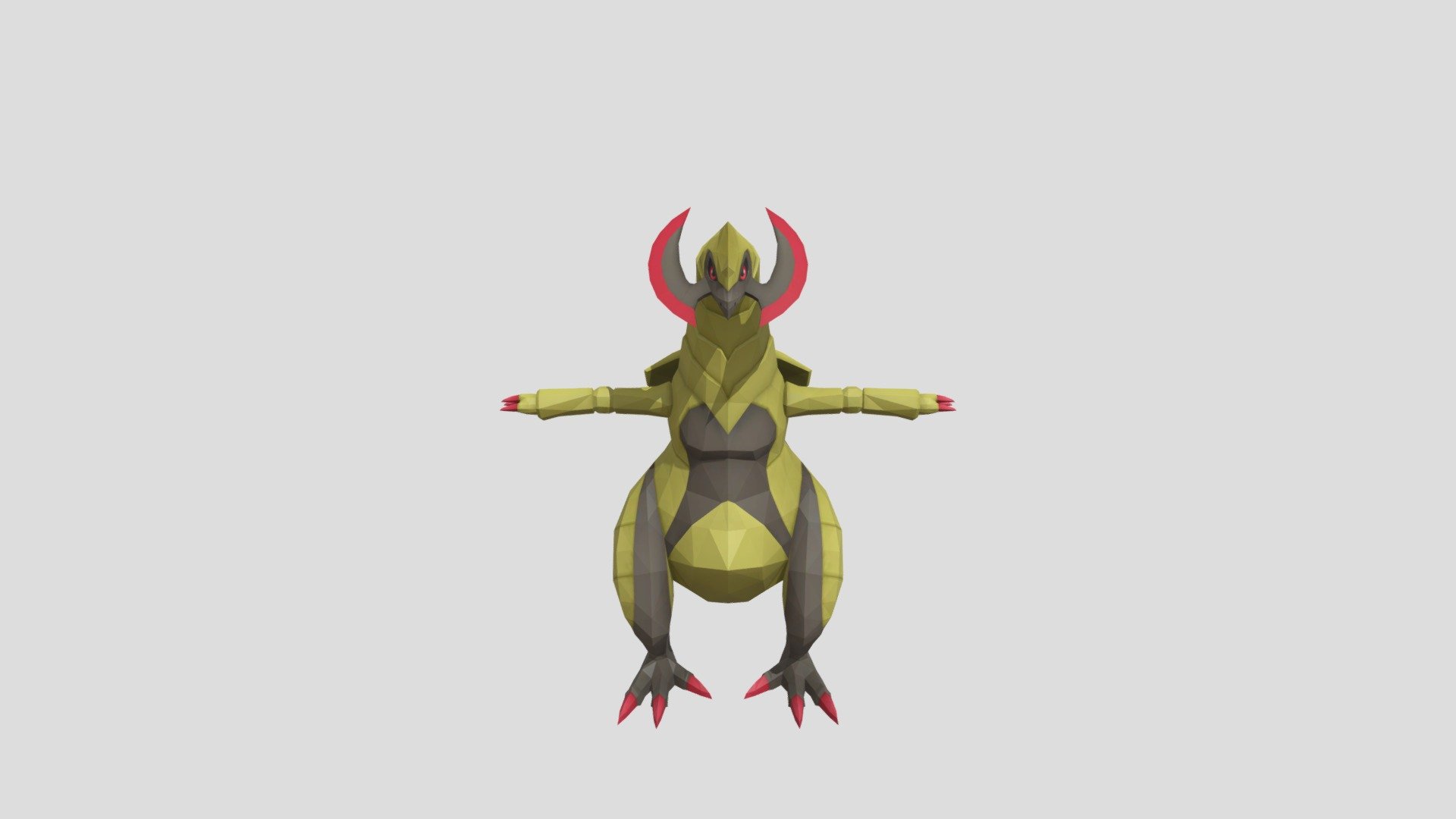 Haxorus - Download Free 3D model by nguyenlouis32 [0f540c1] - Sketchfab