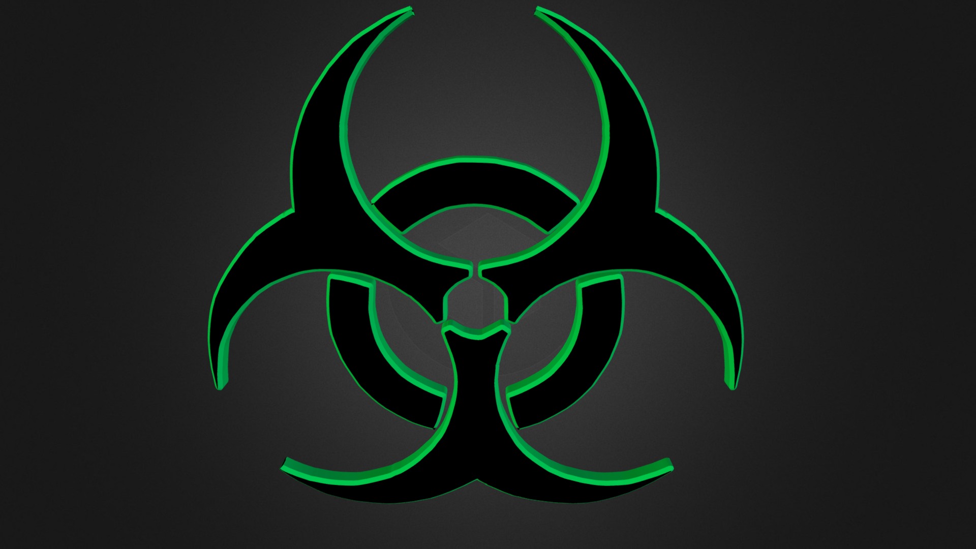 BioHazard_Logo1 - 3D model by halonetwork [0f54548] - Sketchfab