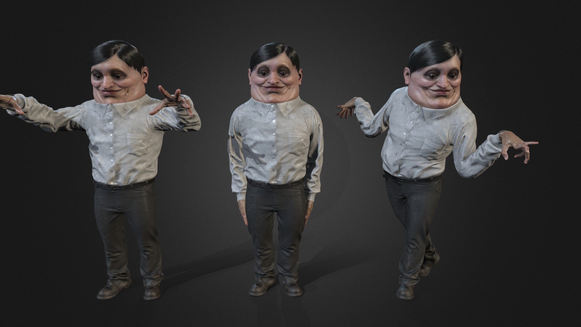 Dandadan Fan Art -The Serpo Aliens- セルポ星人 - 3D model by CGBUMP [0f54fa1 ...