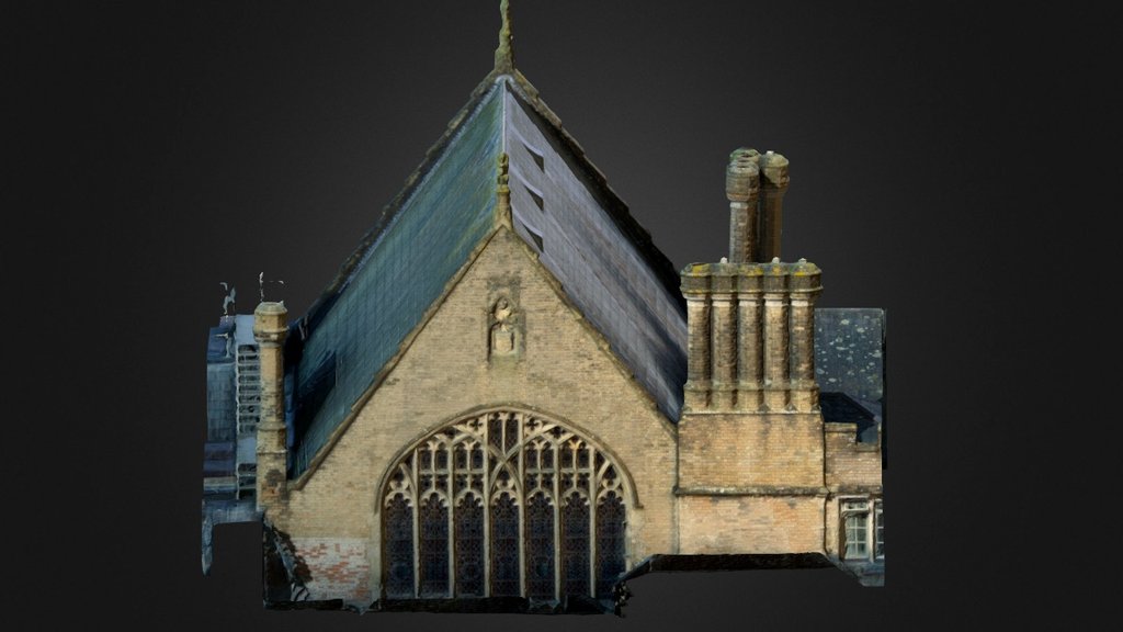 Canford School Hall Roof - 3D model by aerial-cam [0f556ba] - Sketchfab