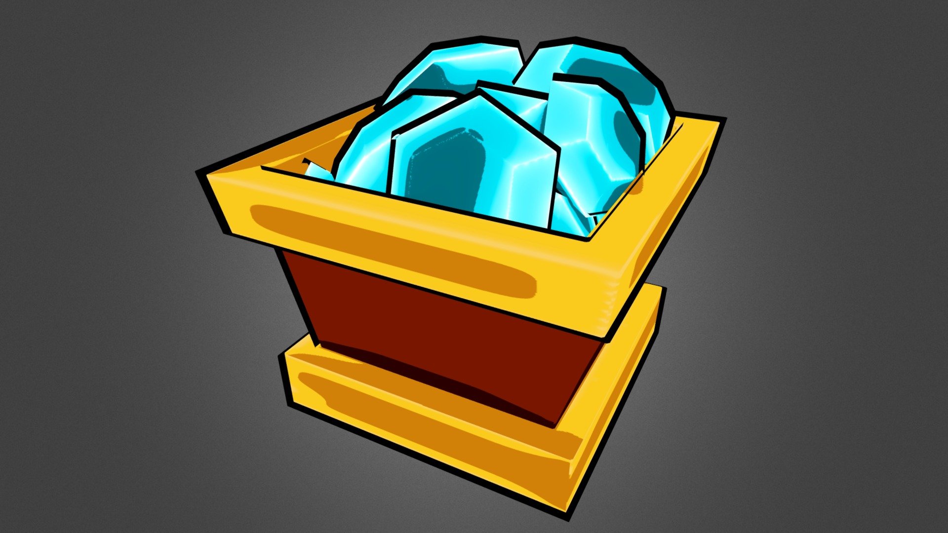 Stylized Diamond Box - Download Free 3D model by Citron Legacy ...