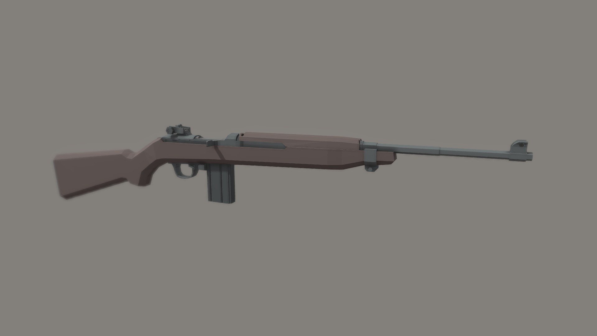 M1 Carbine - 3D model by Merukitty [0f5713f] - Sketchfab