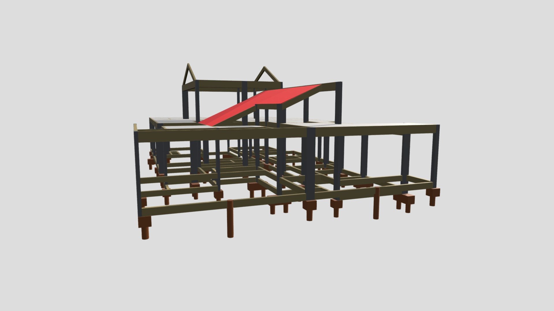 Projeto Estrutural RD - 3D model by rcavalariprojetos [0f597a8] - Sketchfab