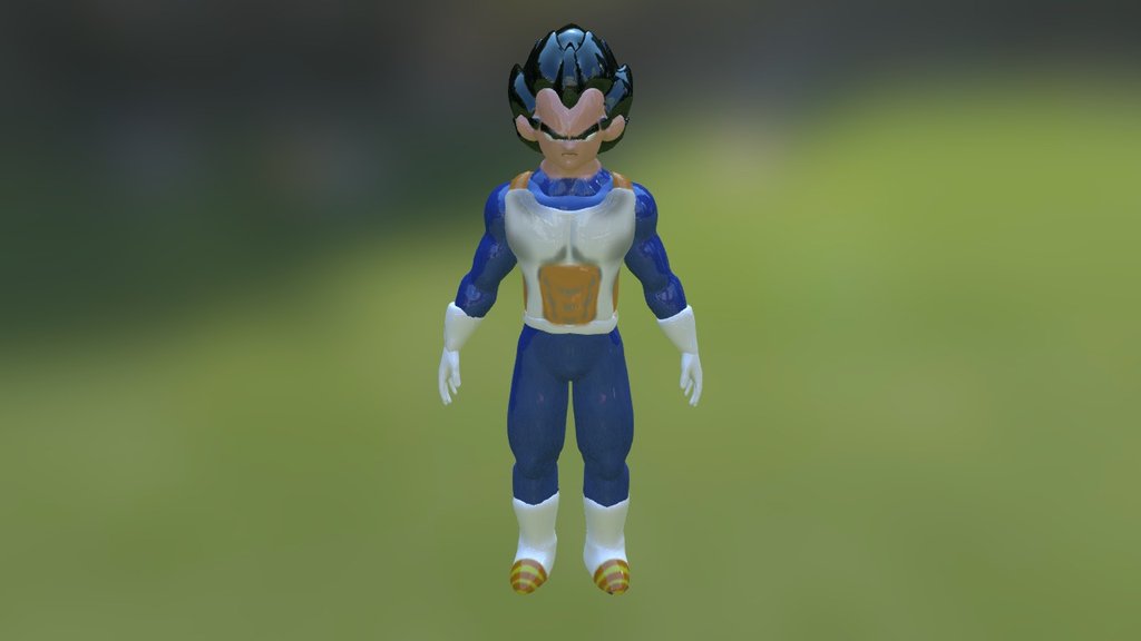 Vegeta - 3D model by golzzik [0f59e56] - Sketchfab