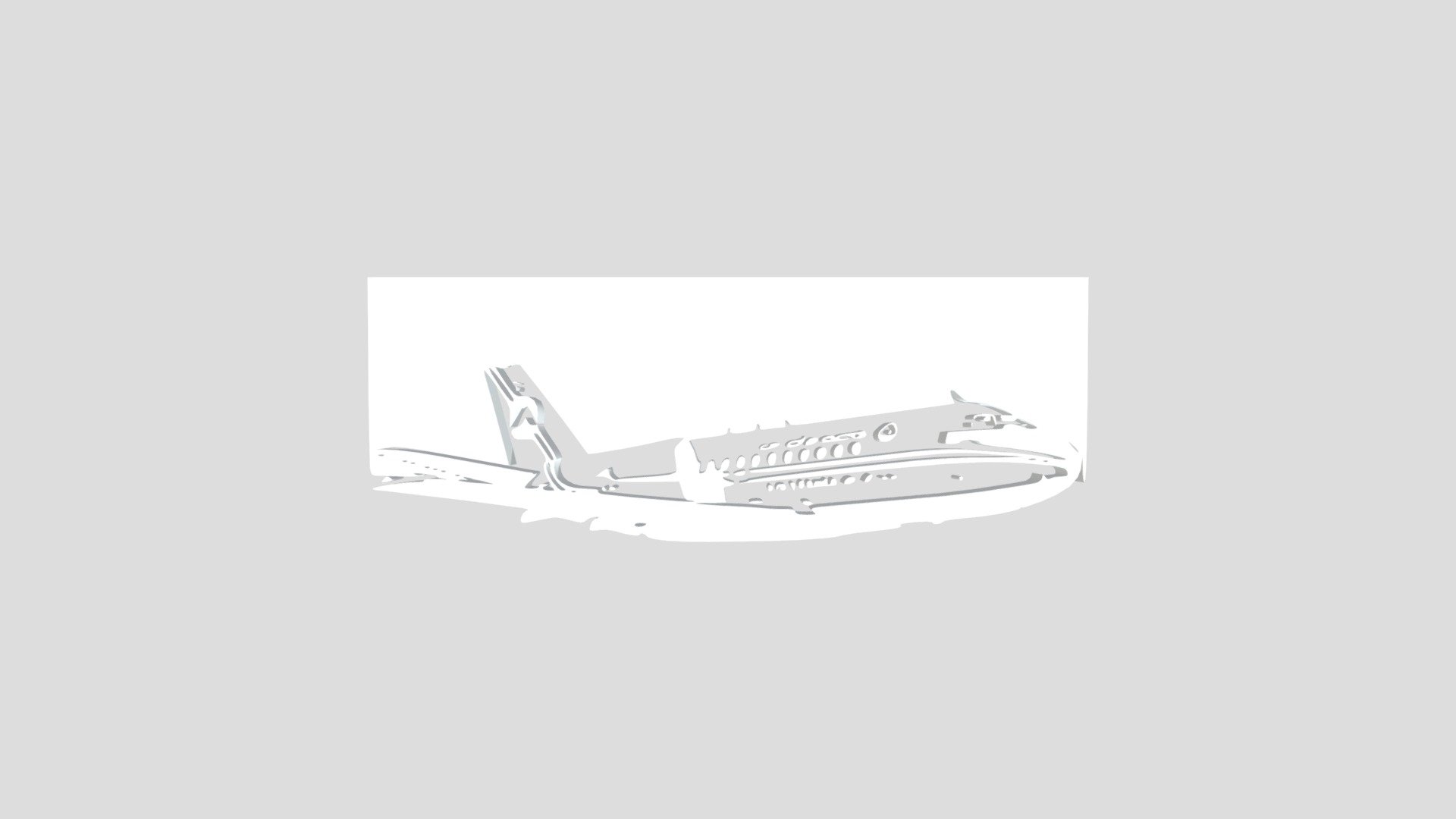 Plane Outline - Download Free 3D model by Yo Boy (@jratanatharathorn ...