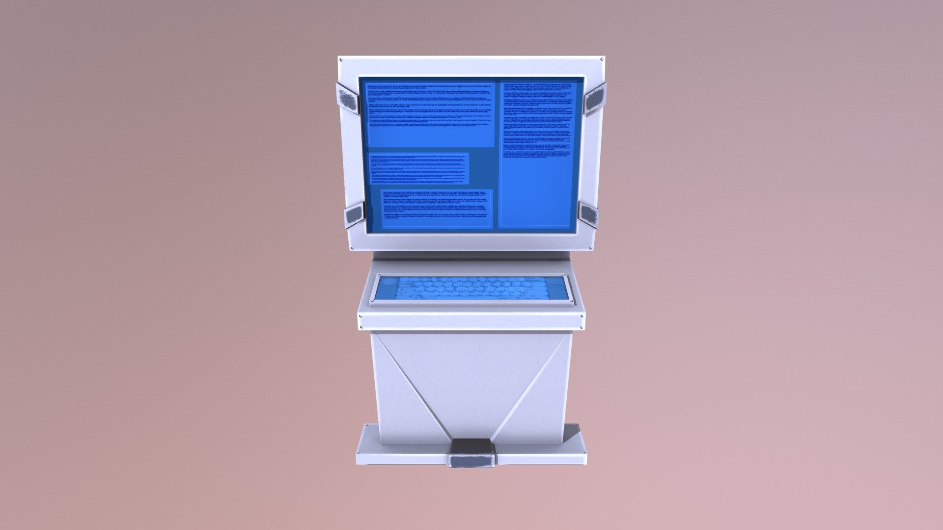 Console - 3D model by Phoxe [0f5c00d] - Sketchfab