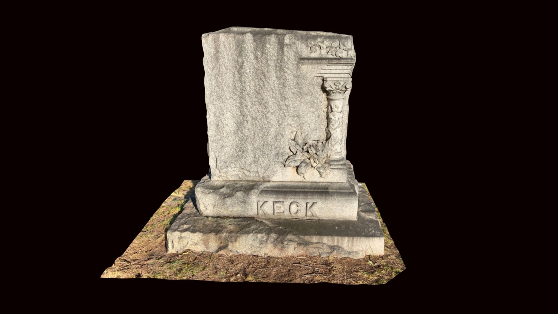 Keck Family Marker (VCU_3D_7059) - Download Free 3D model by Virtual ...