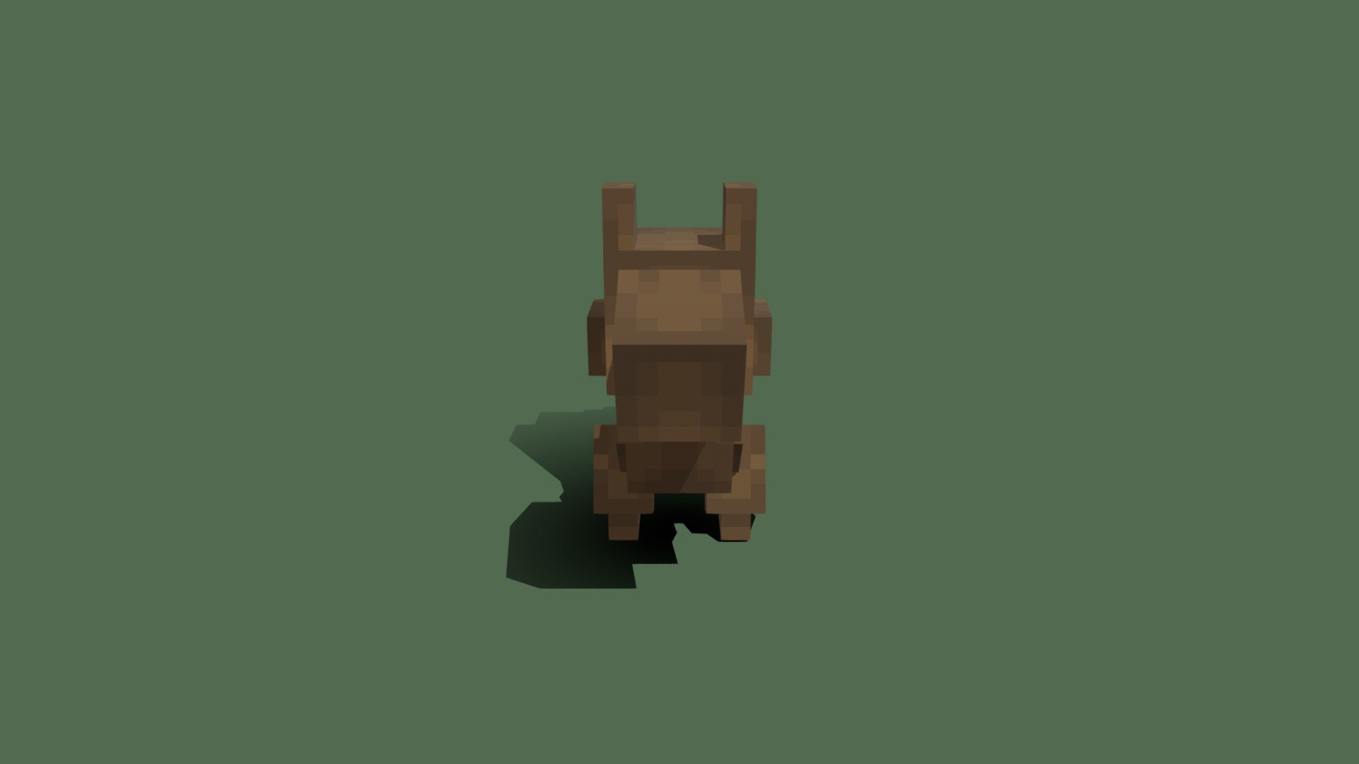 Minecraft - Chipmunk with an acorn - 3D model by samus2002 [0f61264 ...