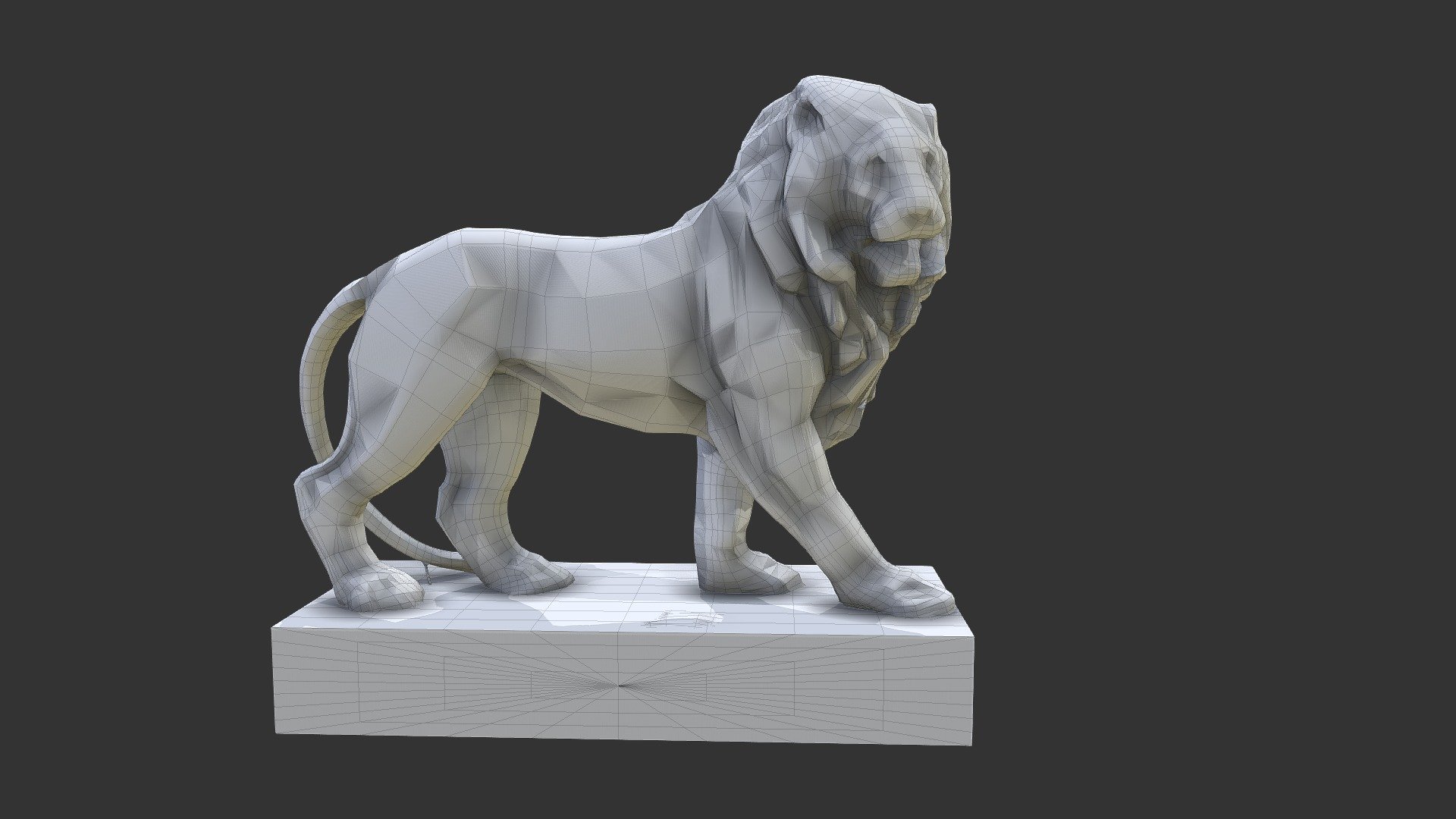 Lion - 3D model by HERES [0f61c17] - Sketchfab