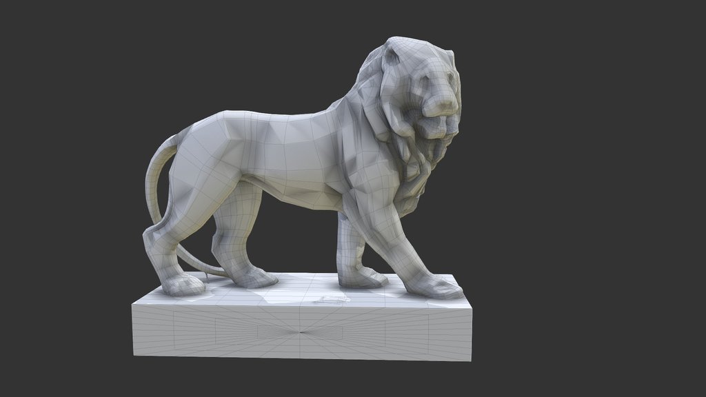 lion - A 3D model collection by HERES - Sketchfab