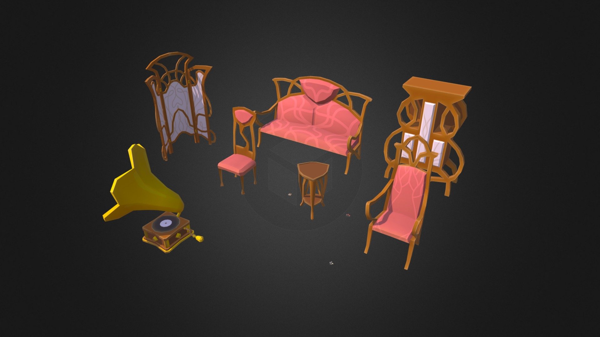 Furniture assets showcase - 3D model by Pavel Arkhipov (@dremmer8 ...