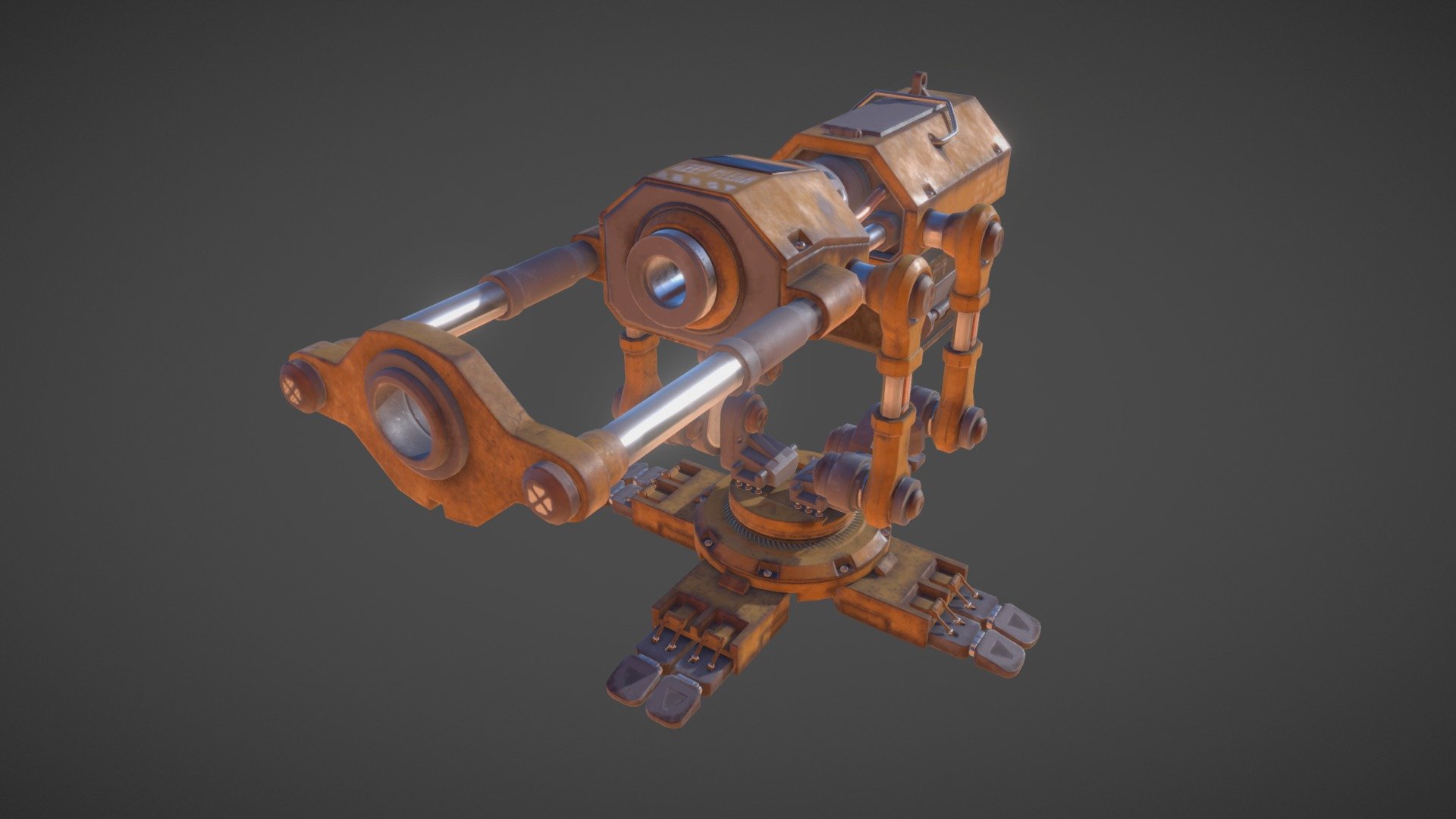 AGAD Turret - 3D model by Pixenal [0f6287f] - Sketchfab