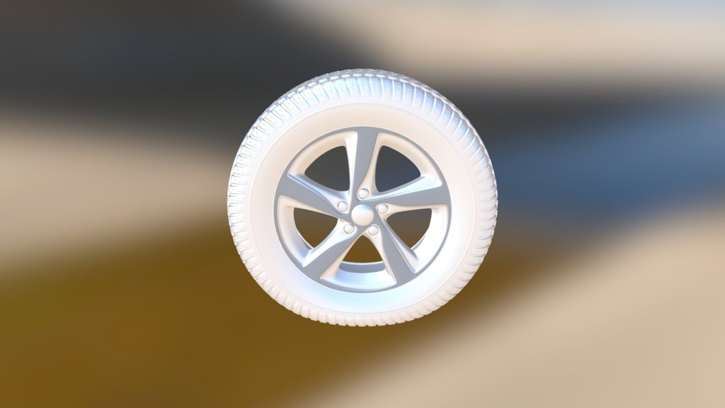Wheel - Download Free 3D model by kalidem [0f6ac38] - Sketchfab