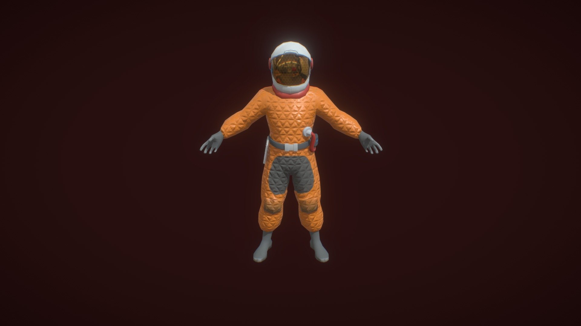 Astronaut - space dweller - 3D model by DukeOfFancy (@DukeOfFancyPants ...