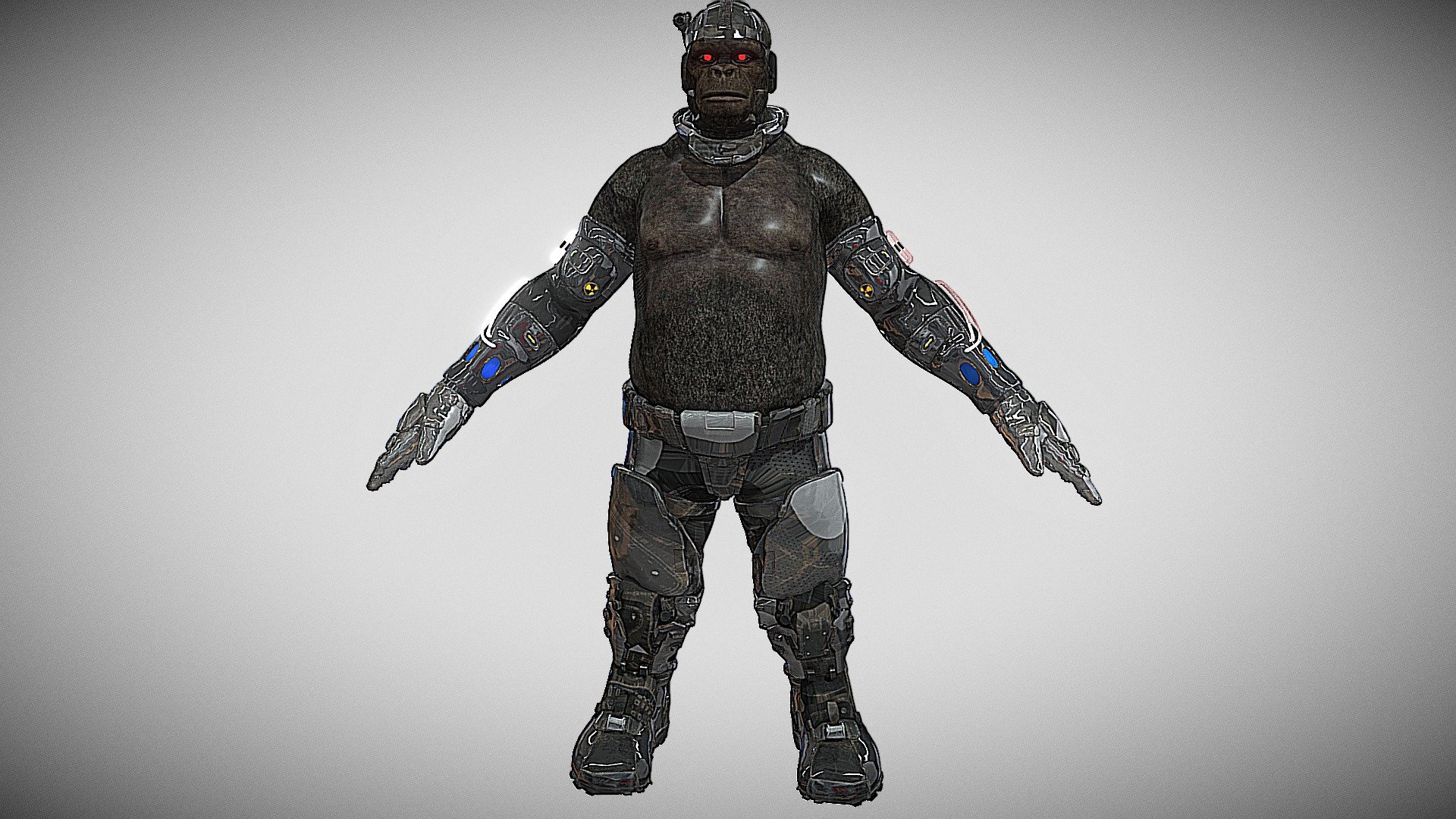 22Block Apes: KongKingz Figure - 3D model by 22block [0f6cccc] - Sketchfab