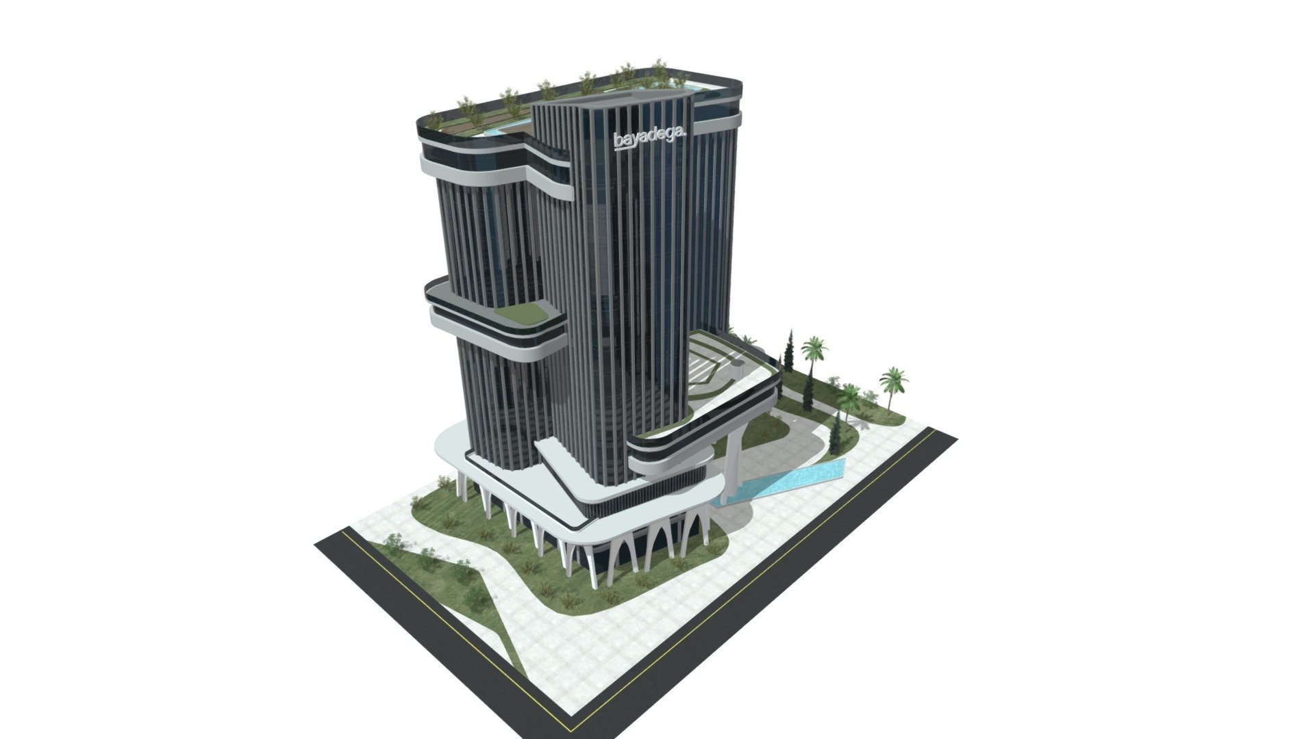 BAYADEGA TOWER - 3D model by Egy-maps [0f6ce46] - Sketchfab