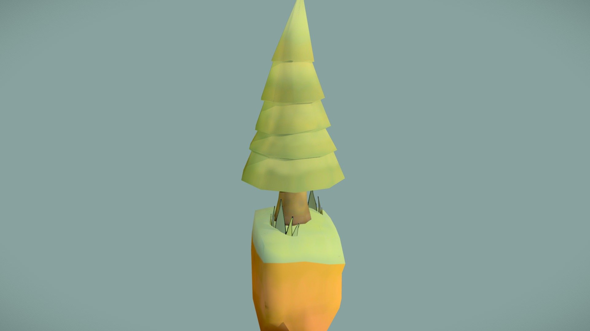 Cartoon tree - 3D model by Casco (@Tangue) [0f6dd6a] - Sketchfab