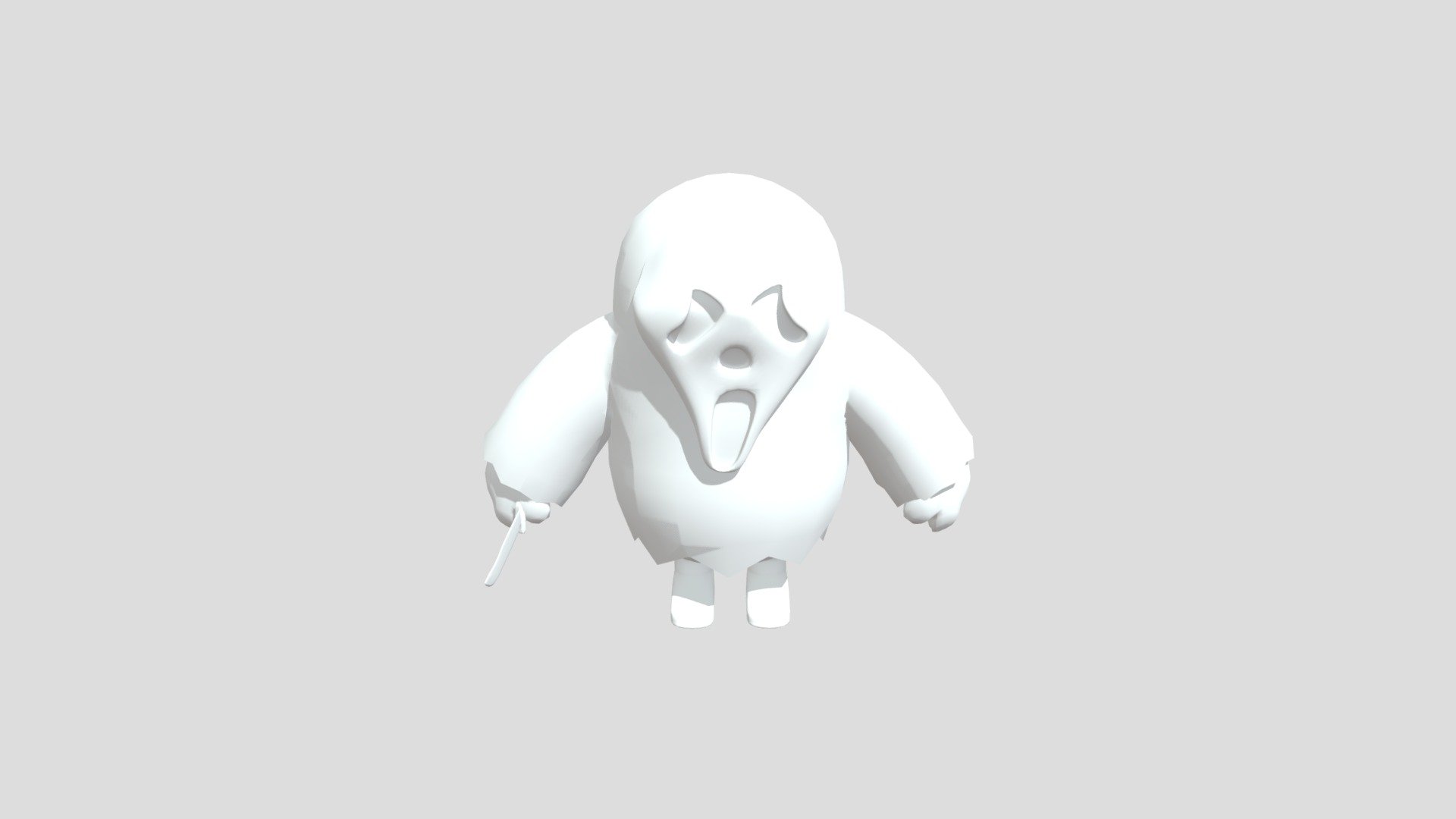 Ghostface Fall Guys 2.0 - Download Free 3D model by GuiPetrini [0f6e9c0 ...