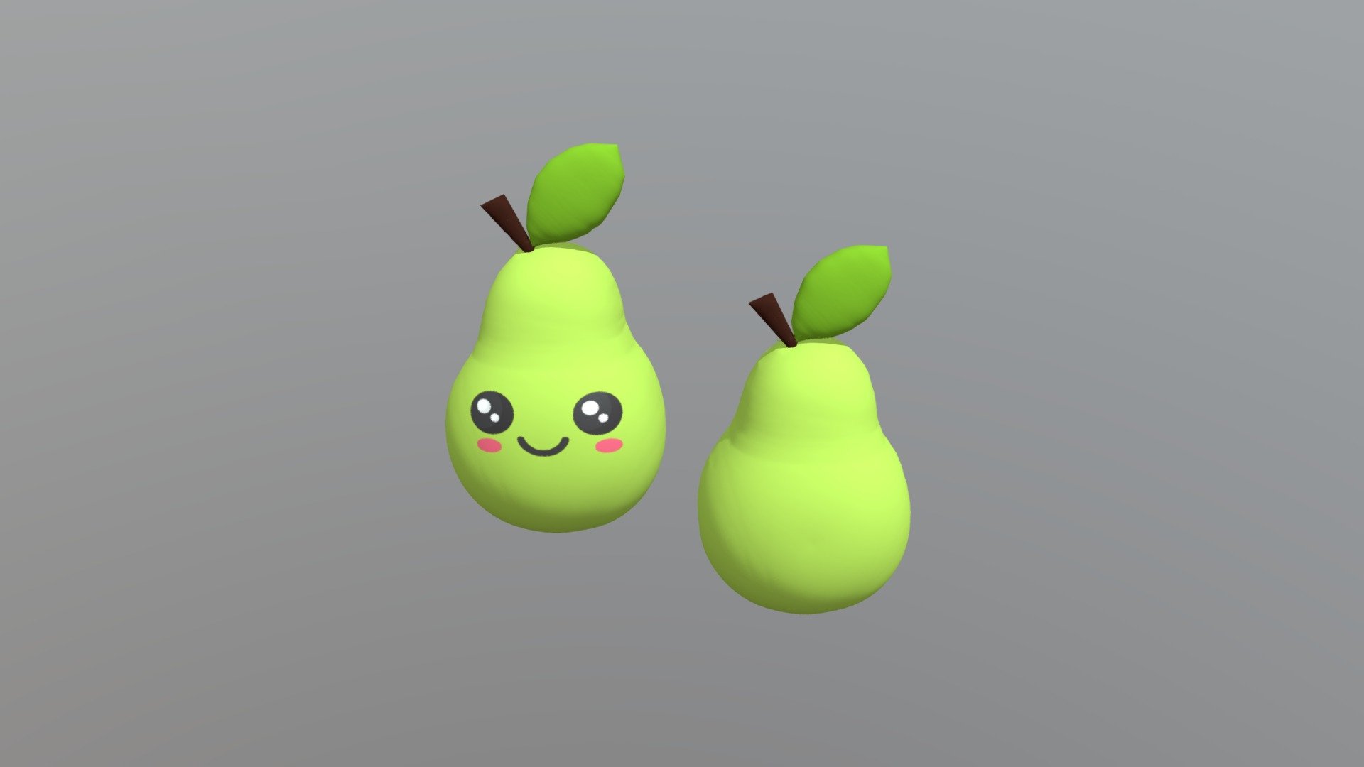 2 PEAR / GREEN / COLOR - Buy Royalty Free 3D model by HanZz (@Shi ...