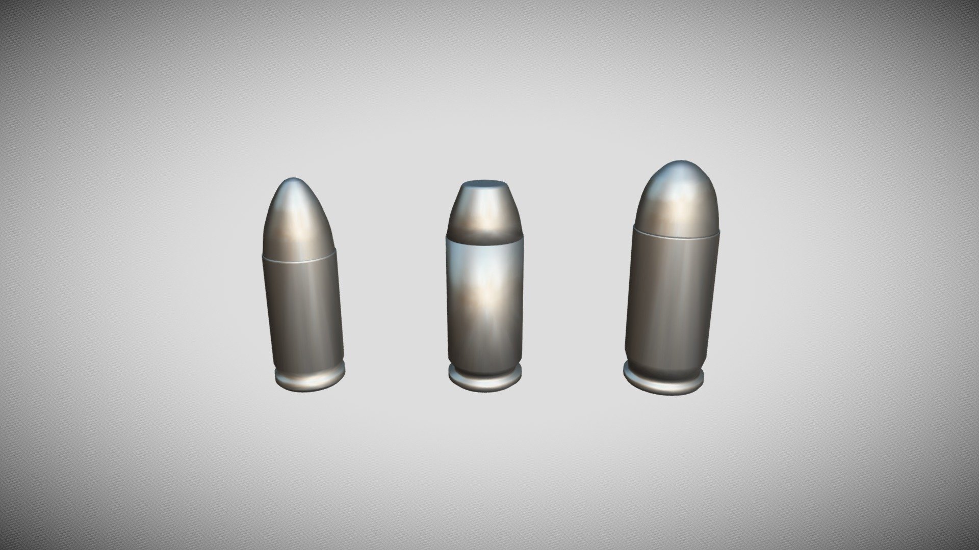 9MM_45ACP_40S&W - Download Free 3D model by Bandhukbaaz [0f6fb87 ...