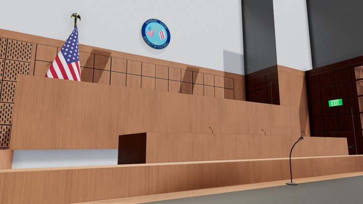 Courtroom 3D models - Sketchfab