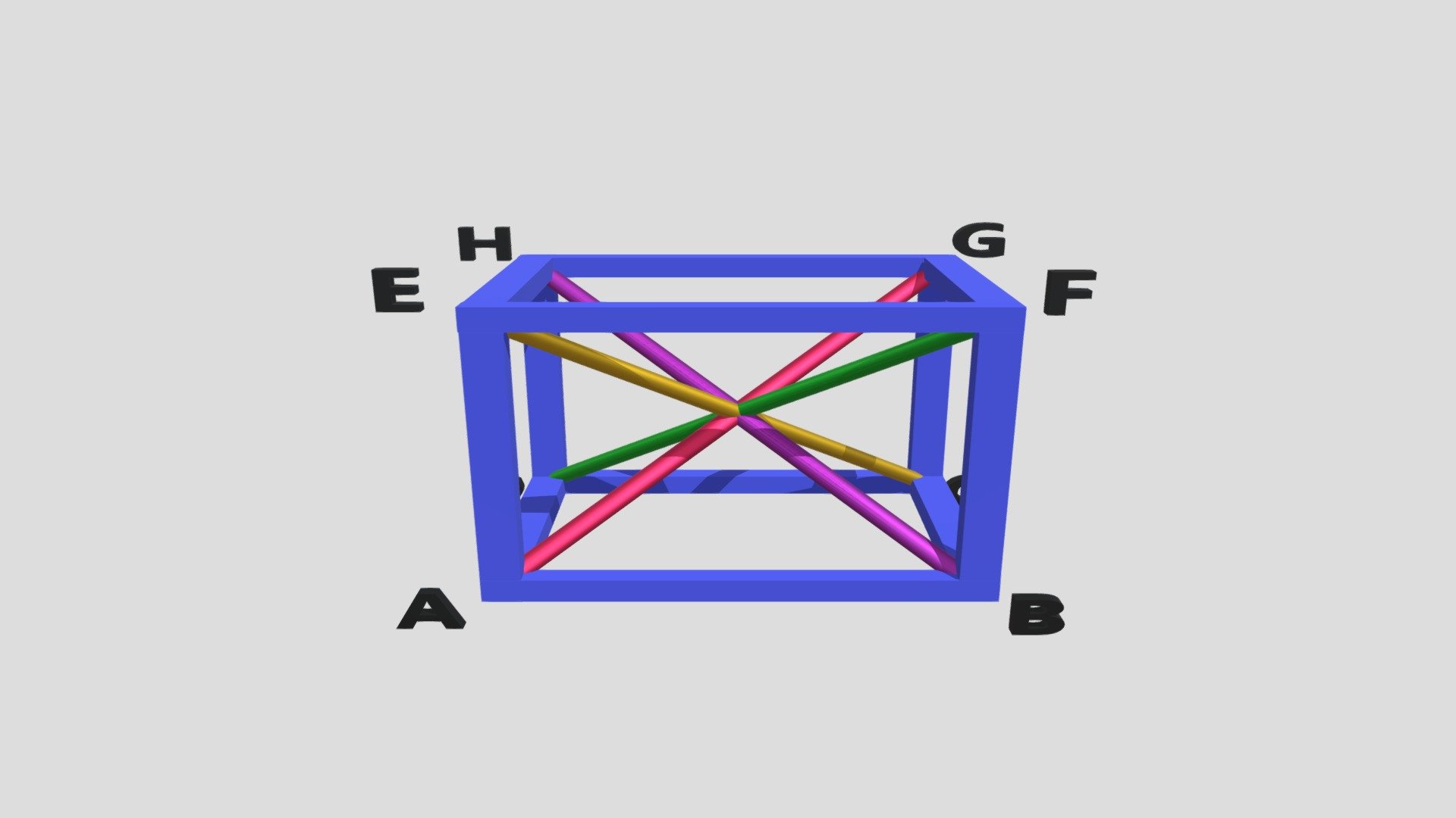 Diagonal Ruang Balok - 3D model by hannn.0 [0f70034] - Sketchfab