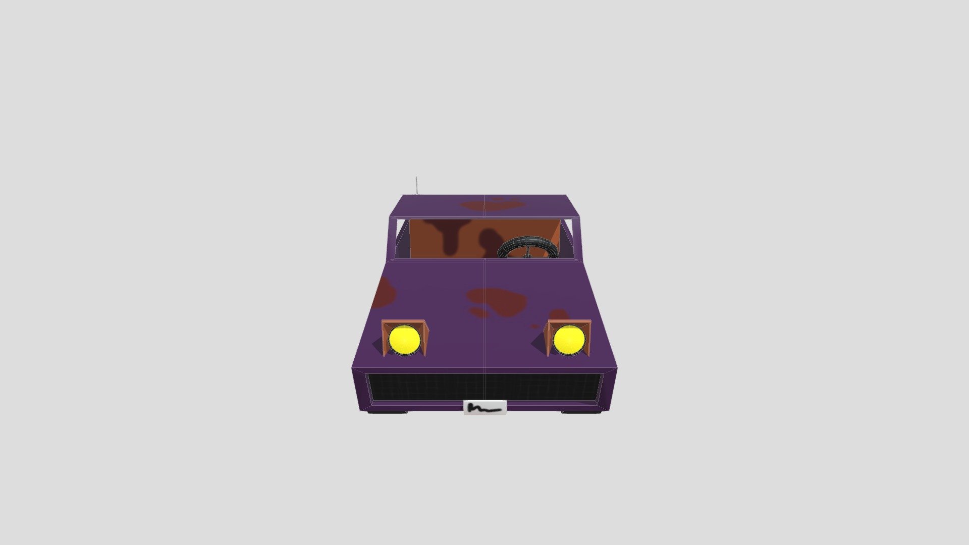 Halloween Car - 3D model by DemyvandenHeerik [0f71f37] - Sketchfab