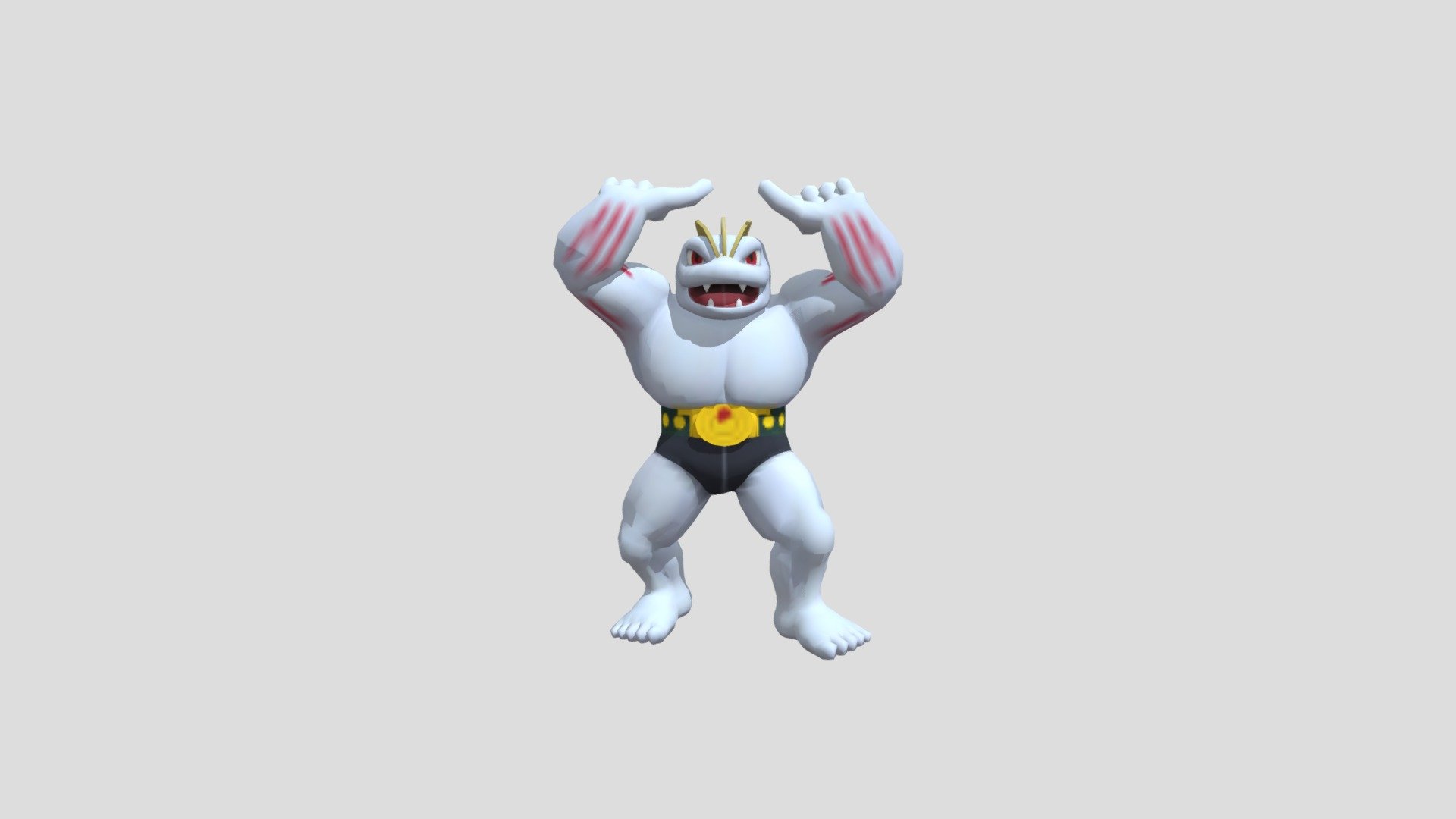 Machoke - Download Free 3D model by tirrellclark.75 [0f7215a] - Sketchfab