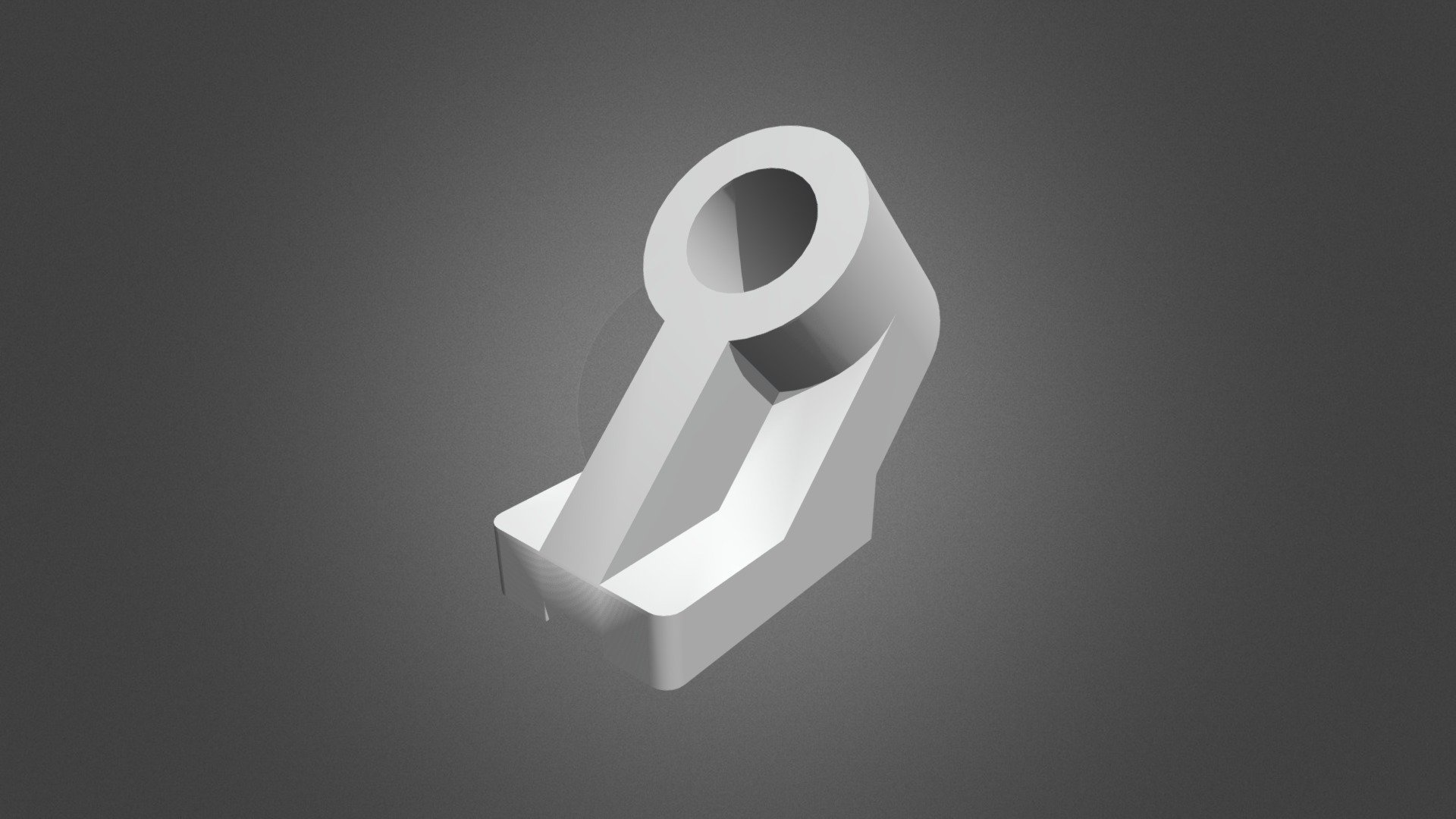 Angled Pin Support - 3D model by Steven Bioletti | Steveb3d (@steveb3d ...