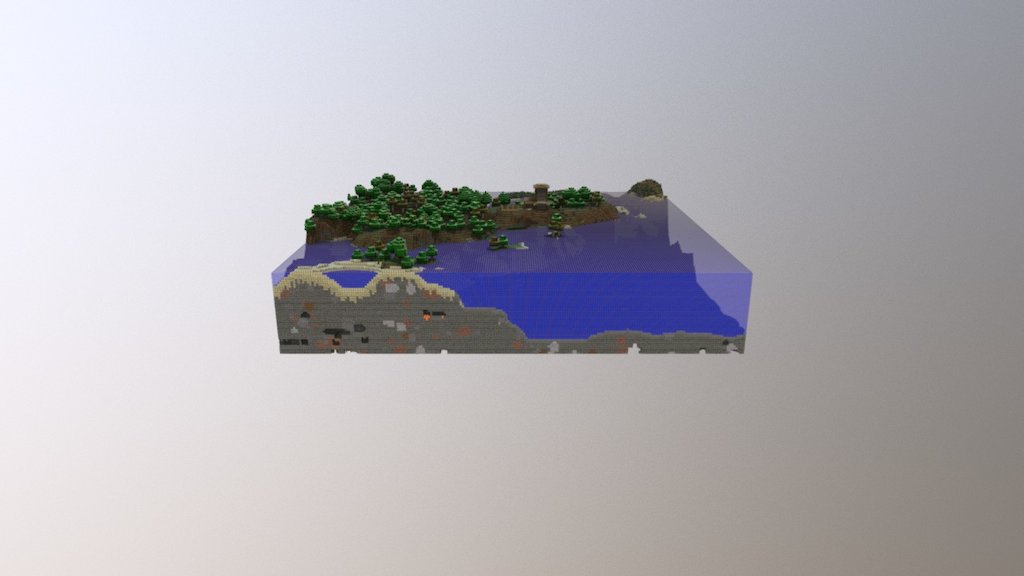 Minecraft world - 3D model by cjt207 [0f73a95] - Sketchfab
