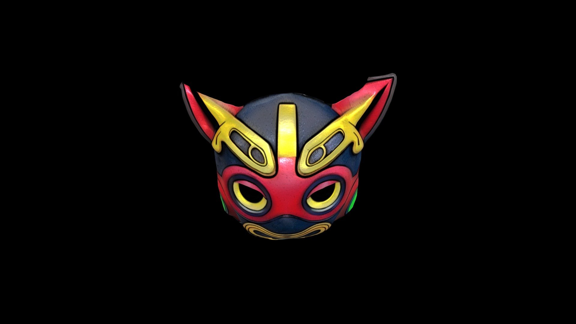 Happy Mask 330 - Download Free 3D model by klrxyz [0f74361] - Sketchfab