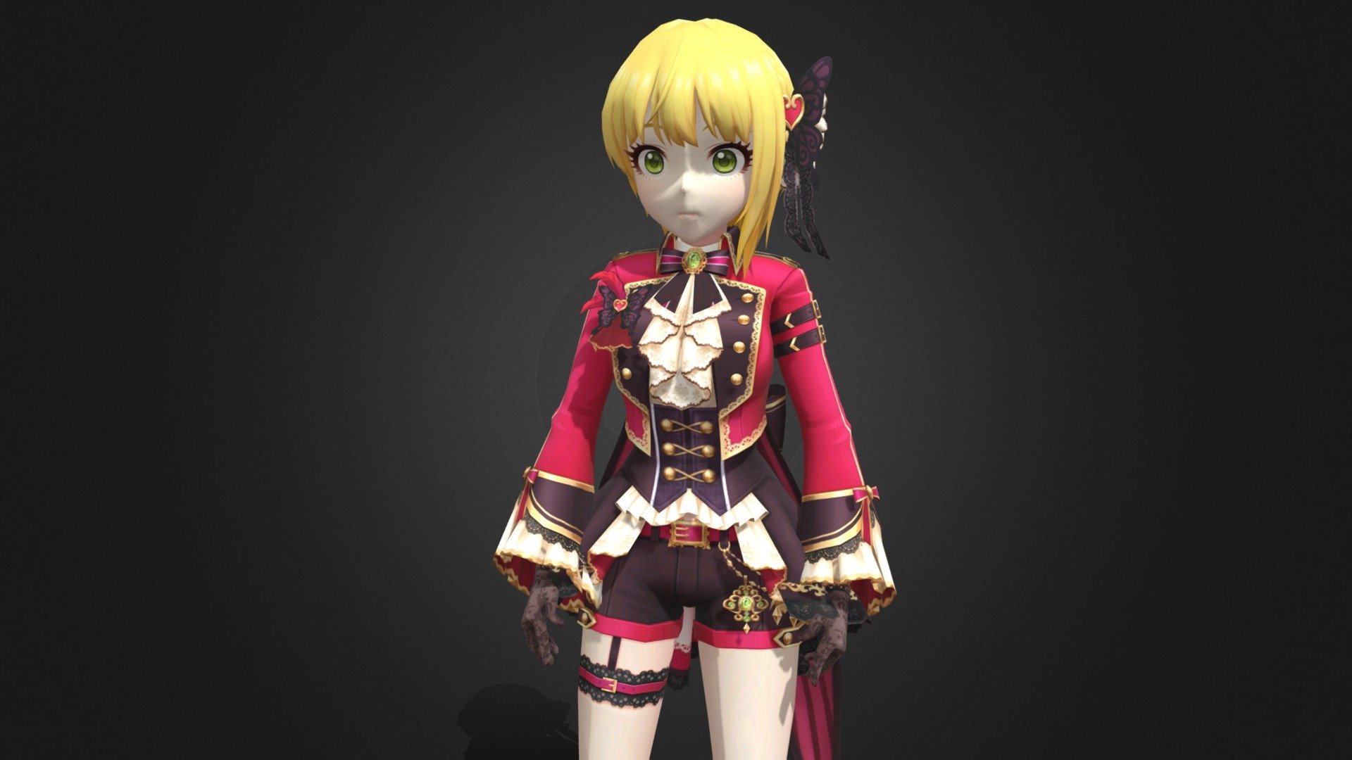 Miyamoto Frederica - Download Free 3D model by Ameer Studio (@uchiha ...