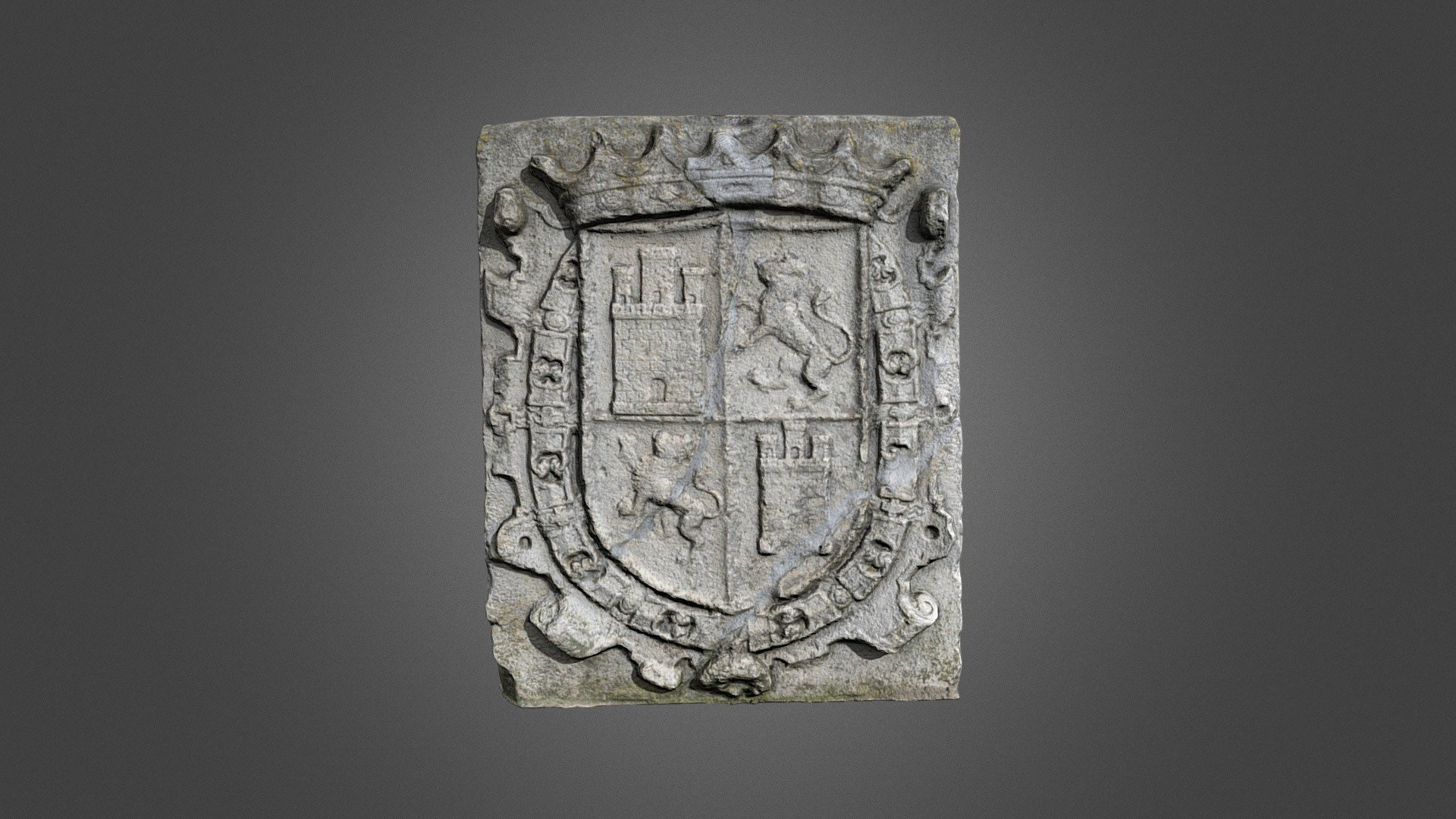 Escudo del Reino de Castilla y León, Carrión - 3D model by Héctor ...