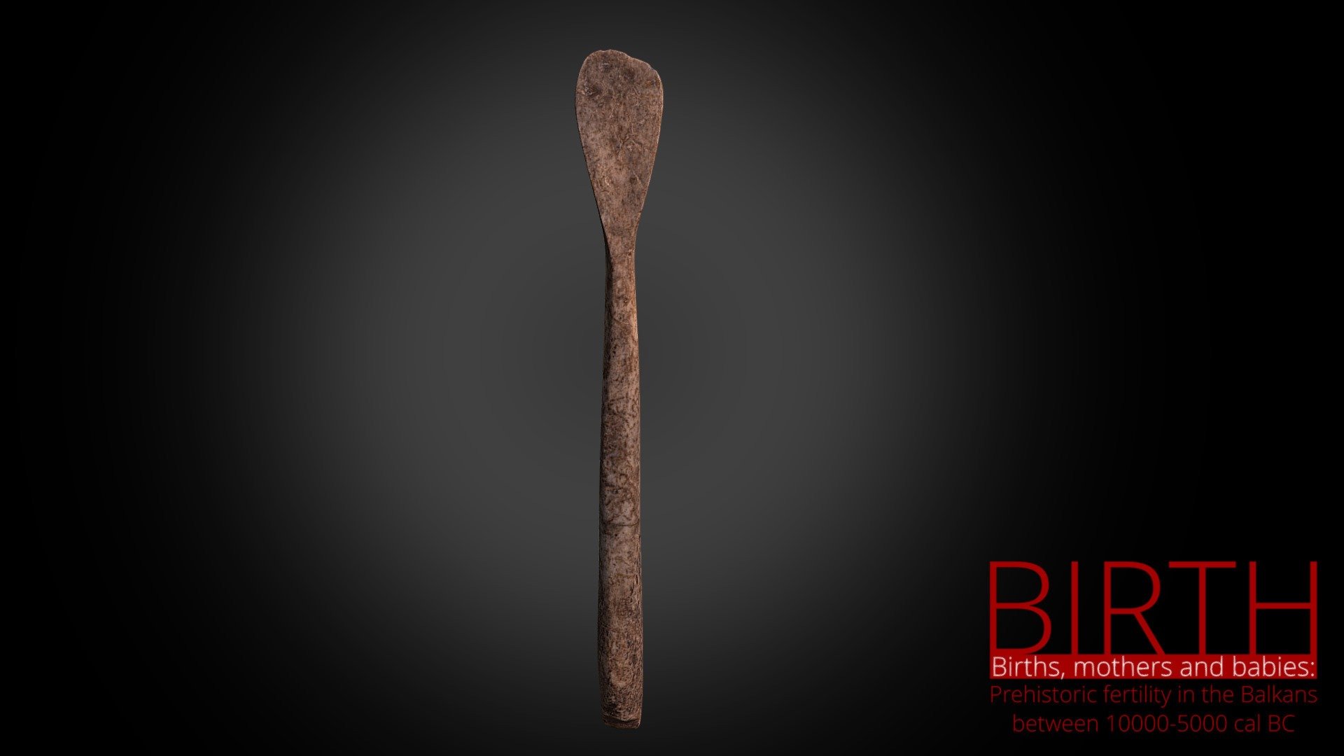 Neolithic spoon - 3D model by ERC BIRTH project, BioSense Institute ...