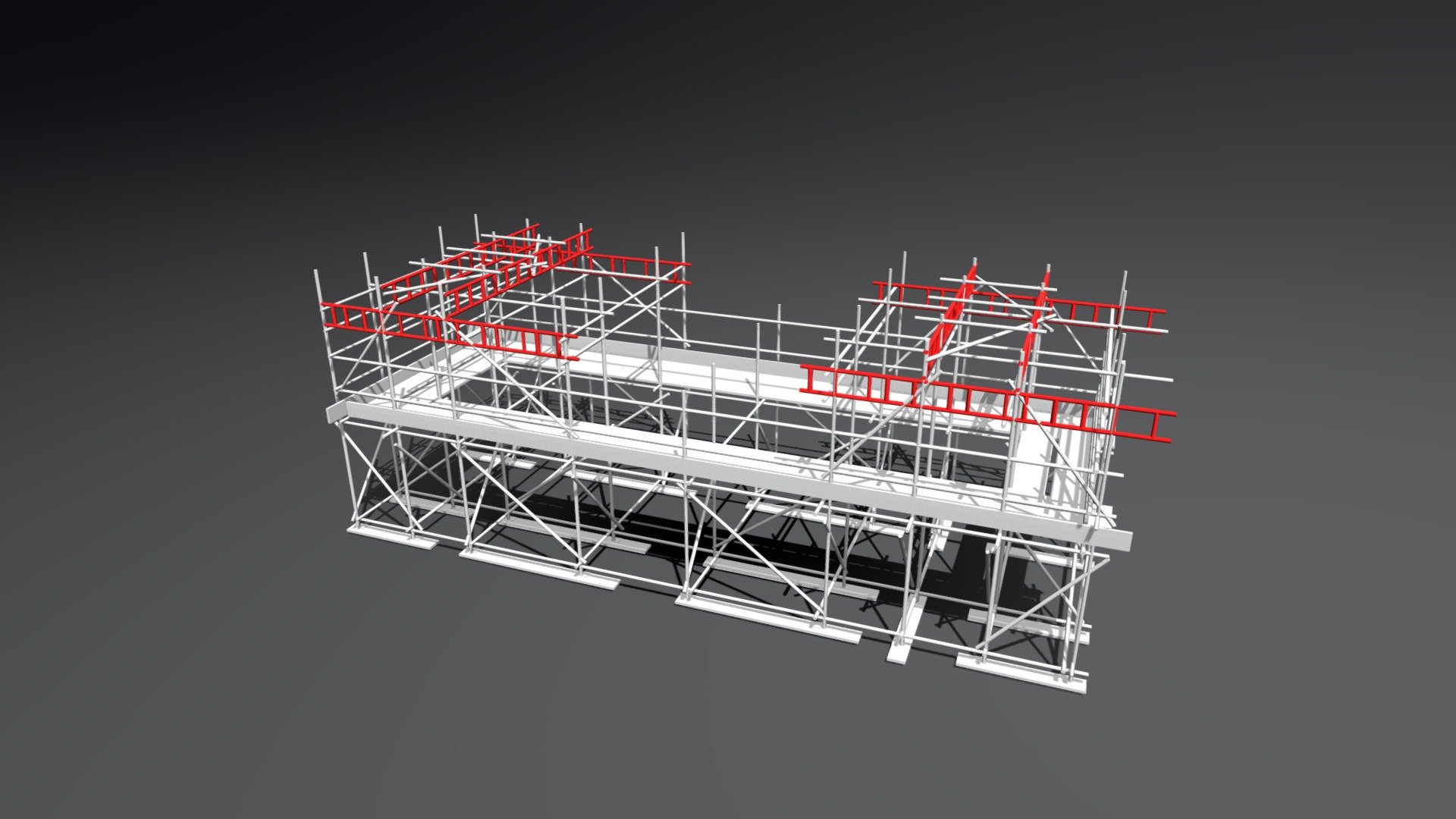 Scaffolding Layout - 3D model by Digital BIM Solutions ...