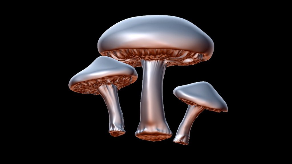 Day 1 Mashroom - 3D model by sakura (@sakurartd) [0f77ffe] - Sketchfab