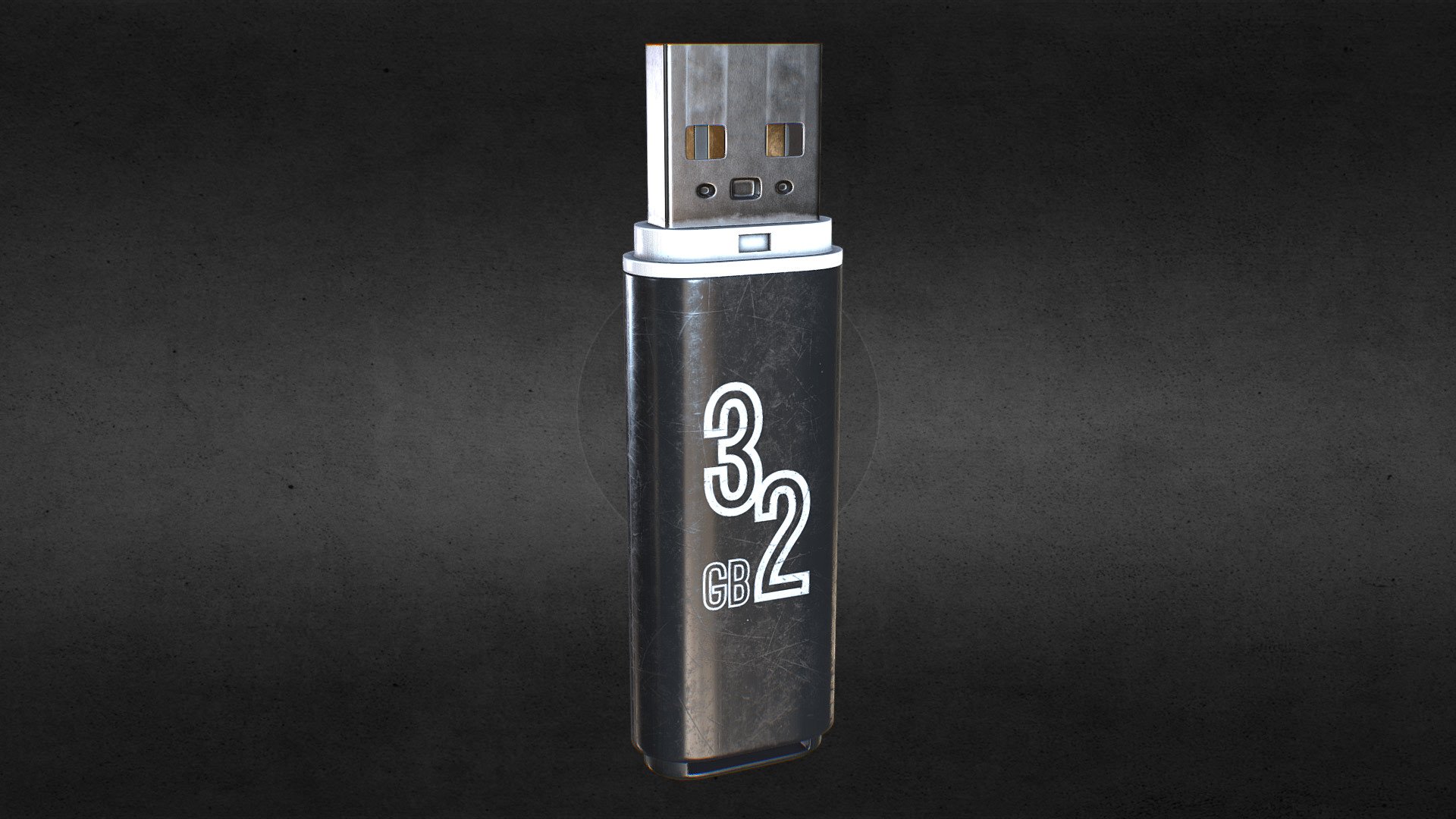 Old USB stick - 3D model by KazU24 [0f78a8e] - Sketchfab