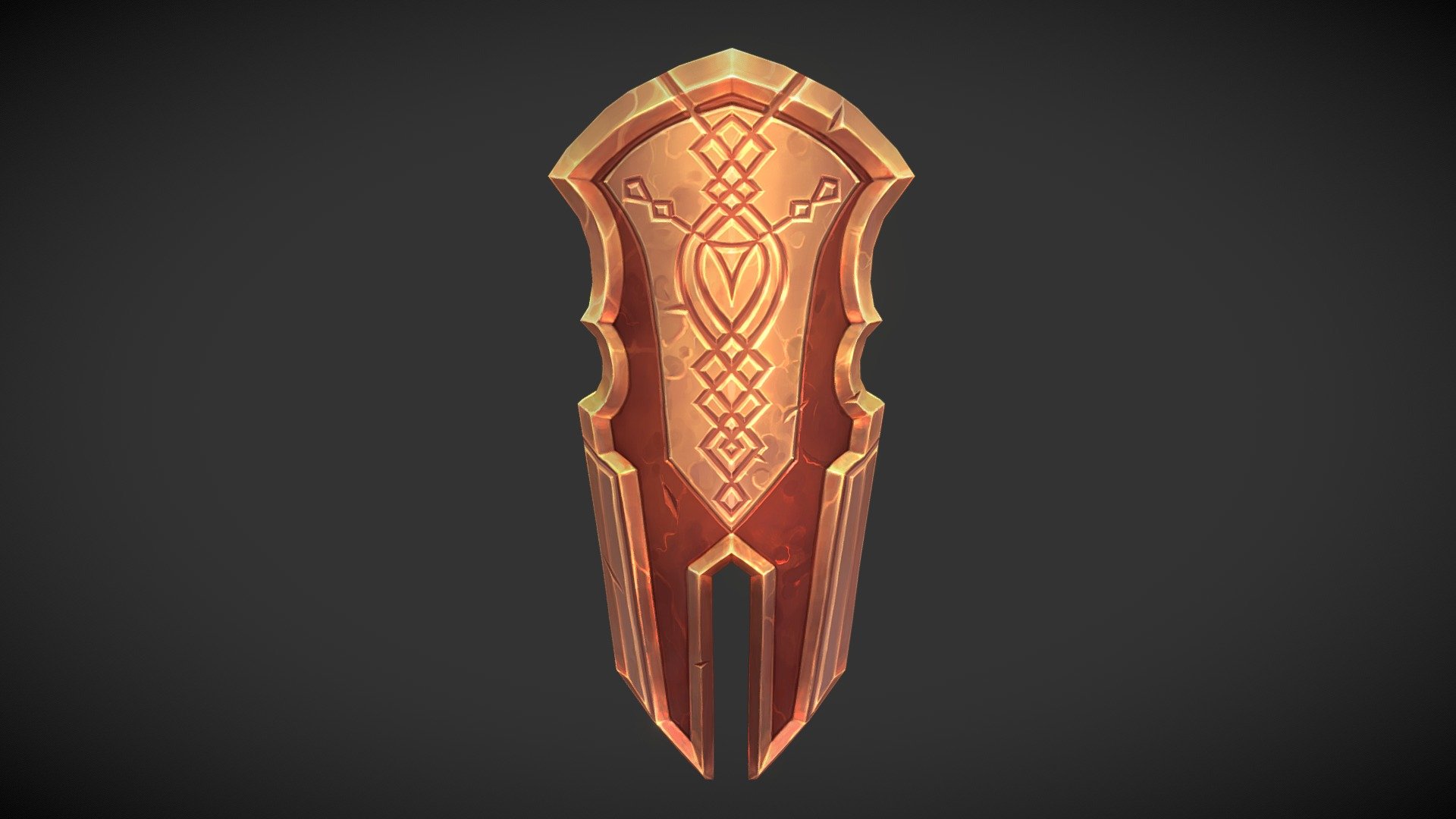 Golden Shield - 3D model by Alexandra Quinby (@amquinby) [0f797ff ...