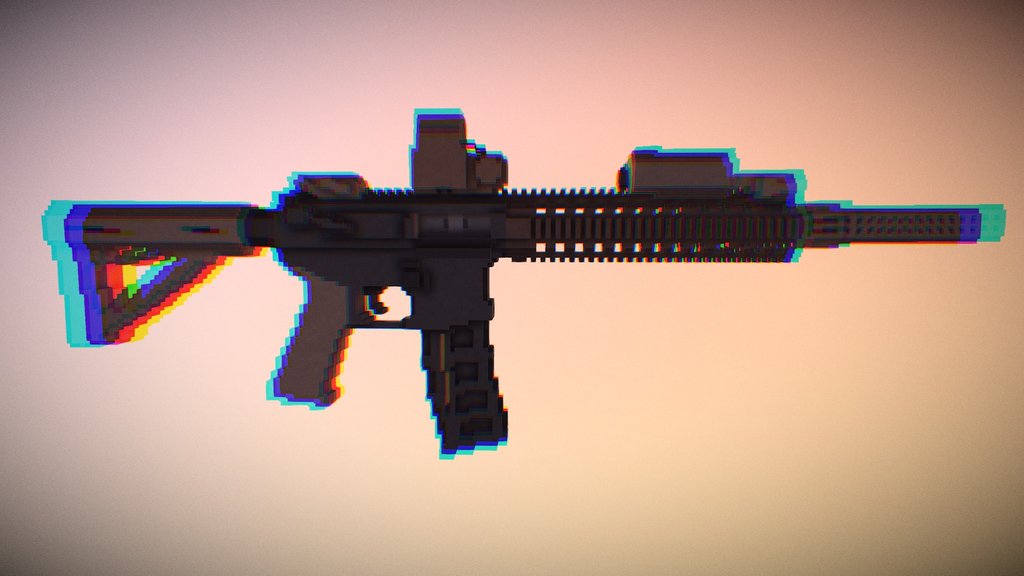 Assault rifles - A 3D model collection by p.polesskiy - Sketchfab